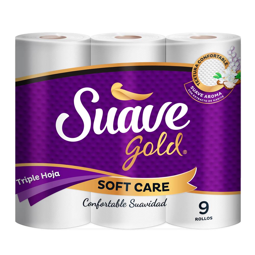 Papel Higiénico Suave gold Soft Care – Suave Gold